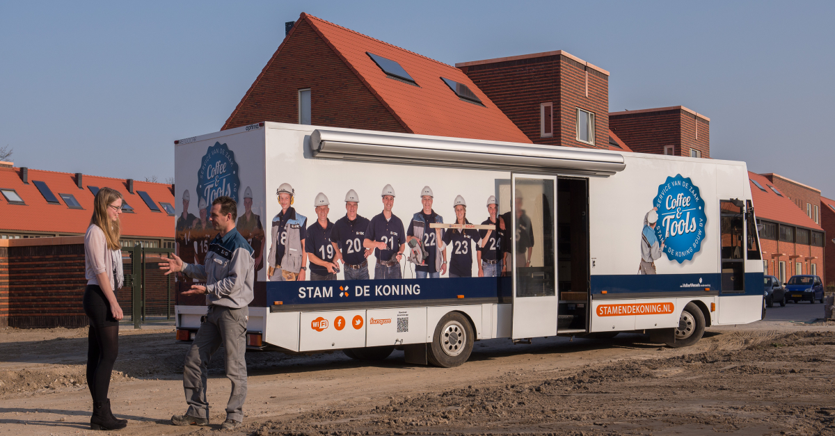 Coffee & Tools gaat naar de beurs | Stam + De Koning Bouw
